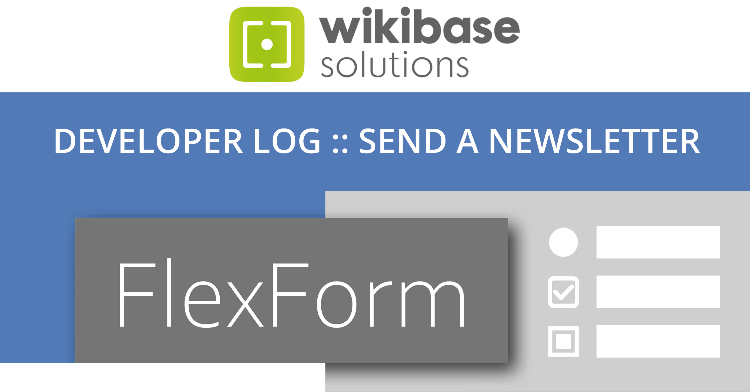 Developer log #22 :: create a newsletter with FlexForm